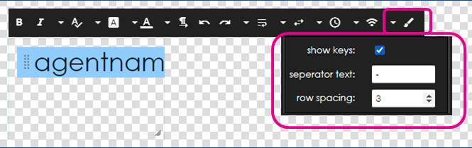 Ticker Element Use