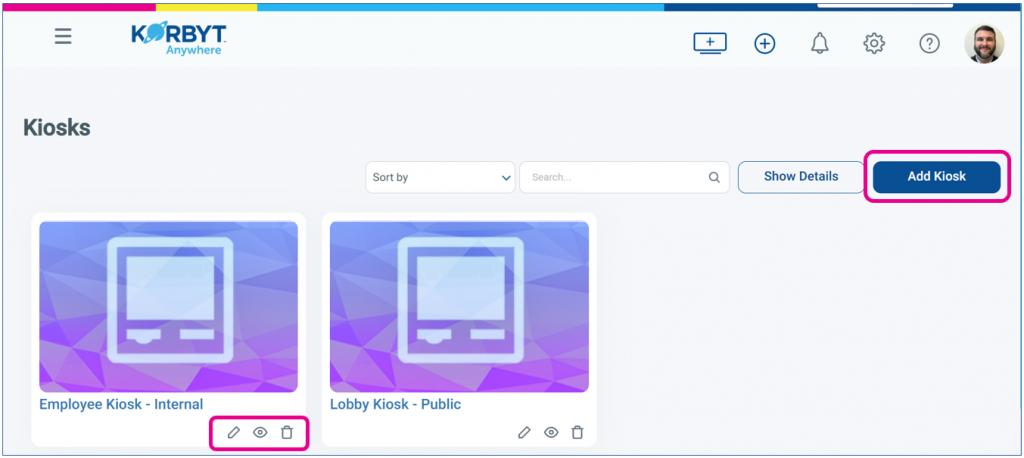 Kiosk Builder Tool | Korbyt Knowledge Base