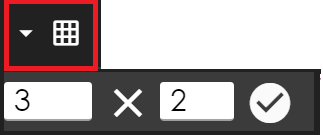 Grid Element configuration