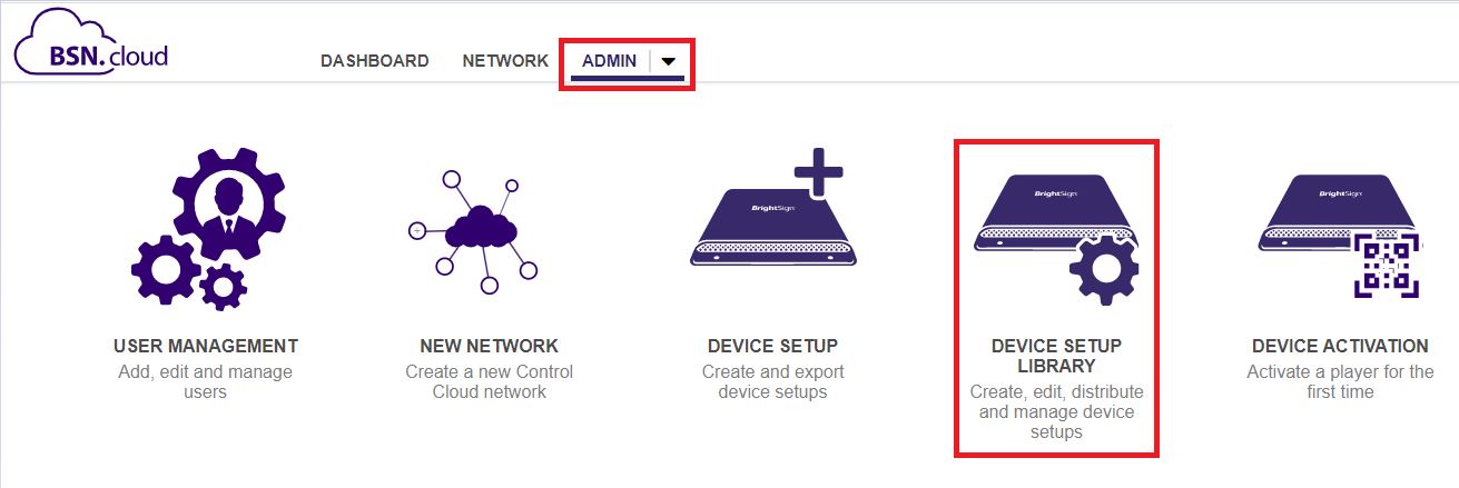 Brightsign Player Configuration