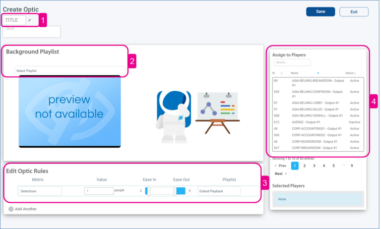 How to Configure Optics Settings and View Reports | Korbyt Knowledge Base