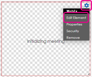 How to Use the WebEx Element | Korbyt Knowledge Base
